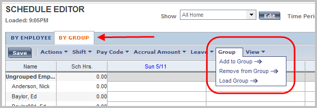 Using Schedule Groups in Kronos WFC To Efficiently Group and Schedule