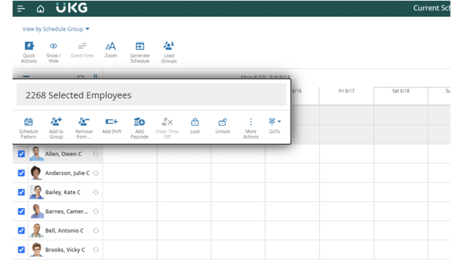 How to Boost Your UKG Efficiency Using Schedule Groups